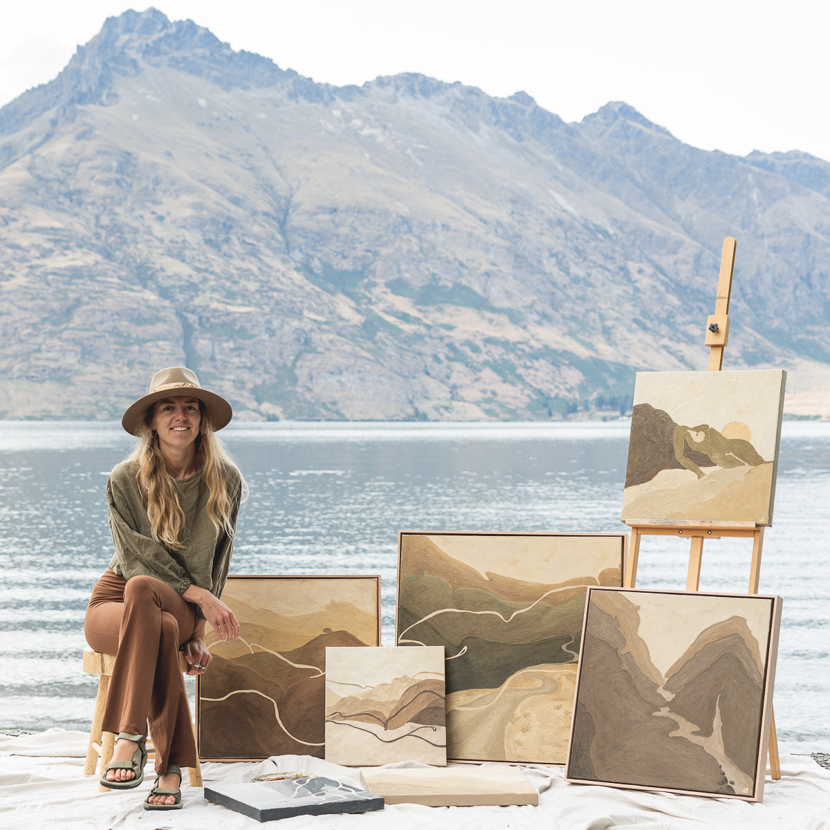 Burnt Land Fine Art Print by Jade Barclay - Wild and Salty Studio